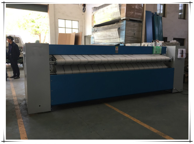 Steam / Electric Heated Laundry Flatwork Ironer , Industrial Roller ...
