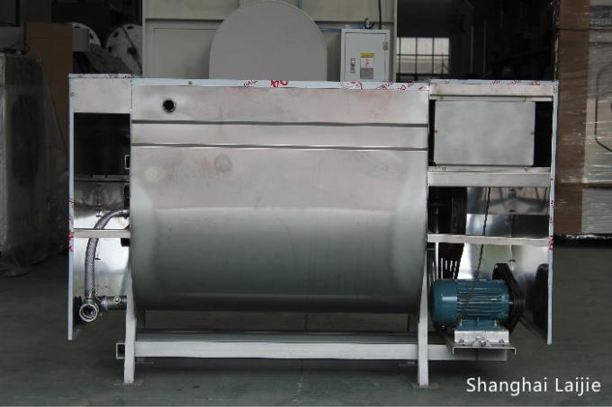 Steam Heating Horizontal Washing Machine Heavy Duty With Interlock System