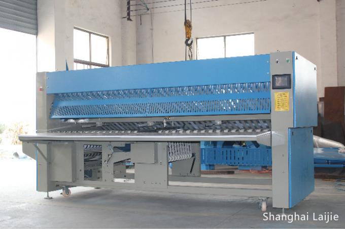 380V Heavy Duty Bed Sheet Folding Machine , Automatic Laundry Folder