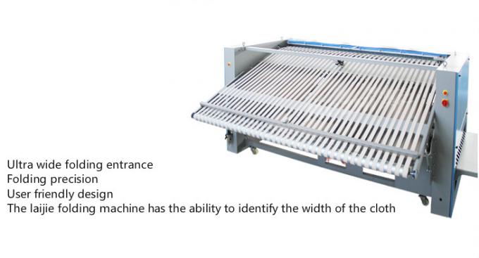 Automatic Laundry Bed Sheet Folding Machine , Hotel Linen Fabric ...