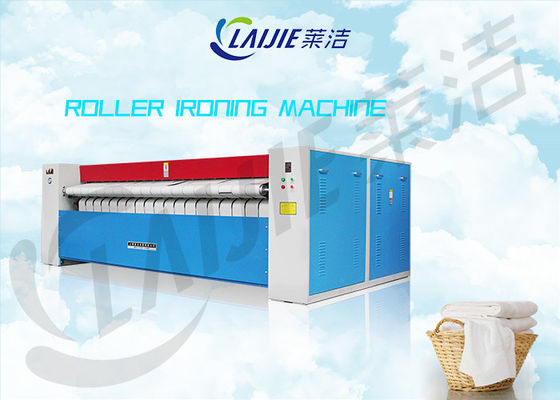 Electric Heating Laundry Flatwork Ironer , Bed Sheets Commercial Roller ...