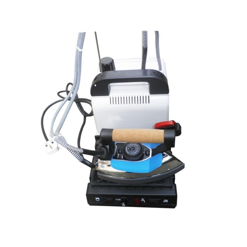 Electric Industrial Steam Iron Station With Iron Boiler Stainless Steel ...